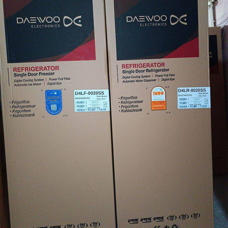 یخچال فریزر دوقلو دوو مدل SRI/SFI-i21S رنگ استیل - نمایندگی دوو