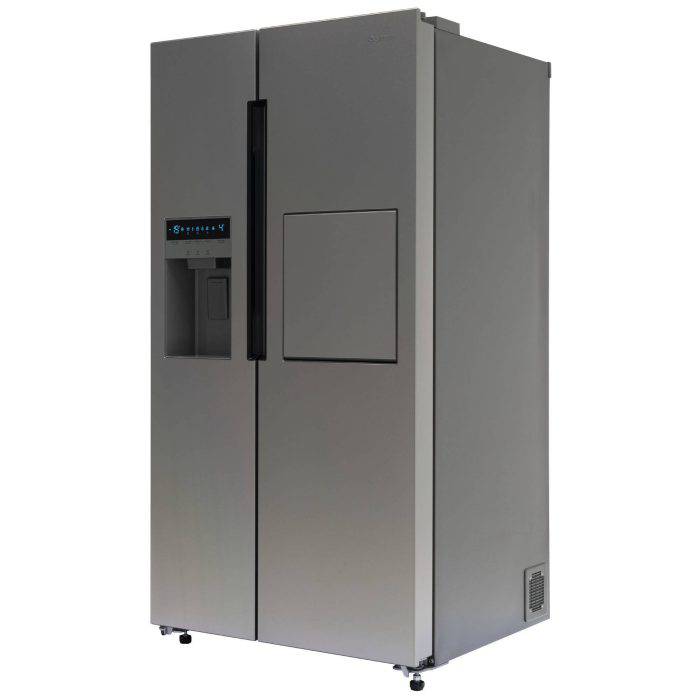 یخچال و فریزر ساید بای ساید 27 فوت اسنوا مدل SN8-2028SS - نمایندگی رسمی دوو فروشگاه پاکخصال